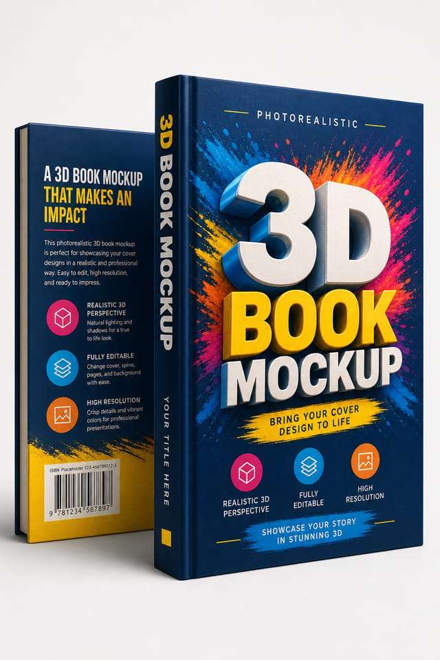 AI 3D Book Mockup Maker