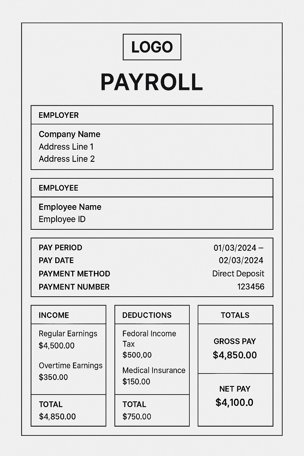 AI Paystub Maker : Create Free Paystubs in Minutes